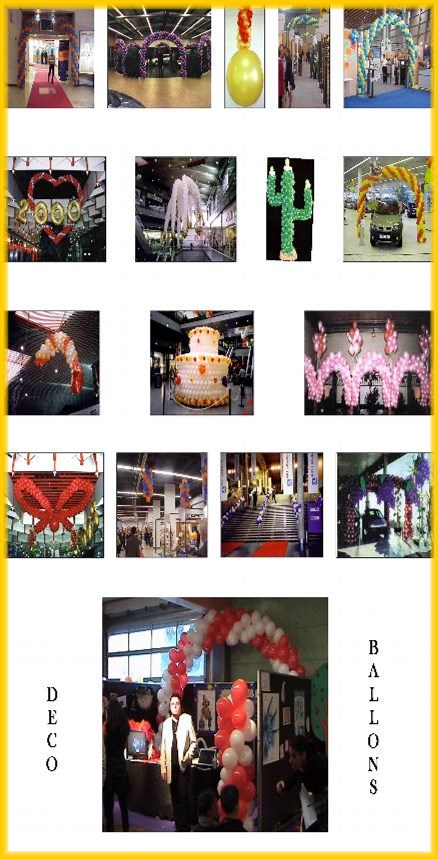 Décoration ballon dans le Nord Pas de Calais près de Lille (59/62)